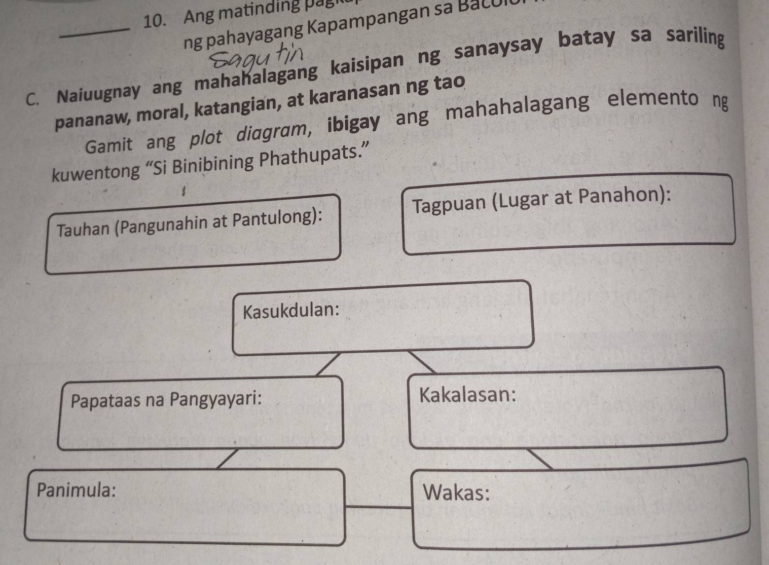 Solved: Ang matinding pagi _ng pahayagang Kapampangan sa Bacu C ...