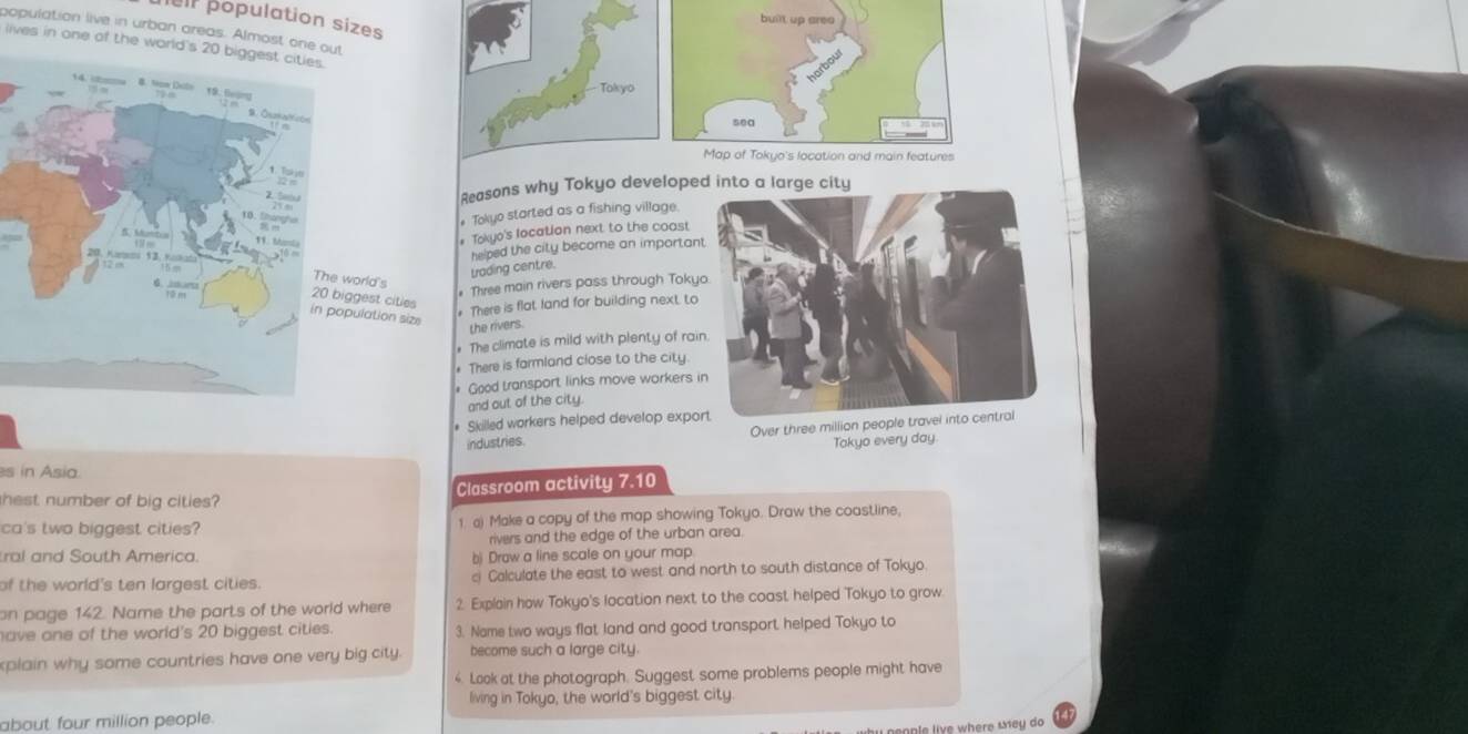 Solved: population sizes population live in urban areas. Almost one out ...