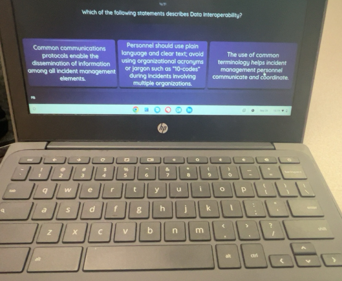 Solved: Which of the following statements describes Data ...