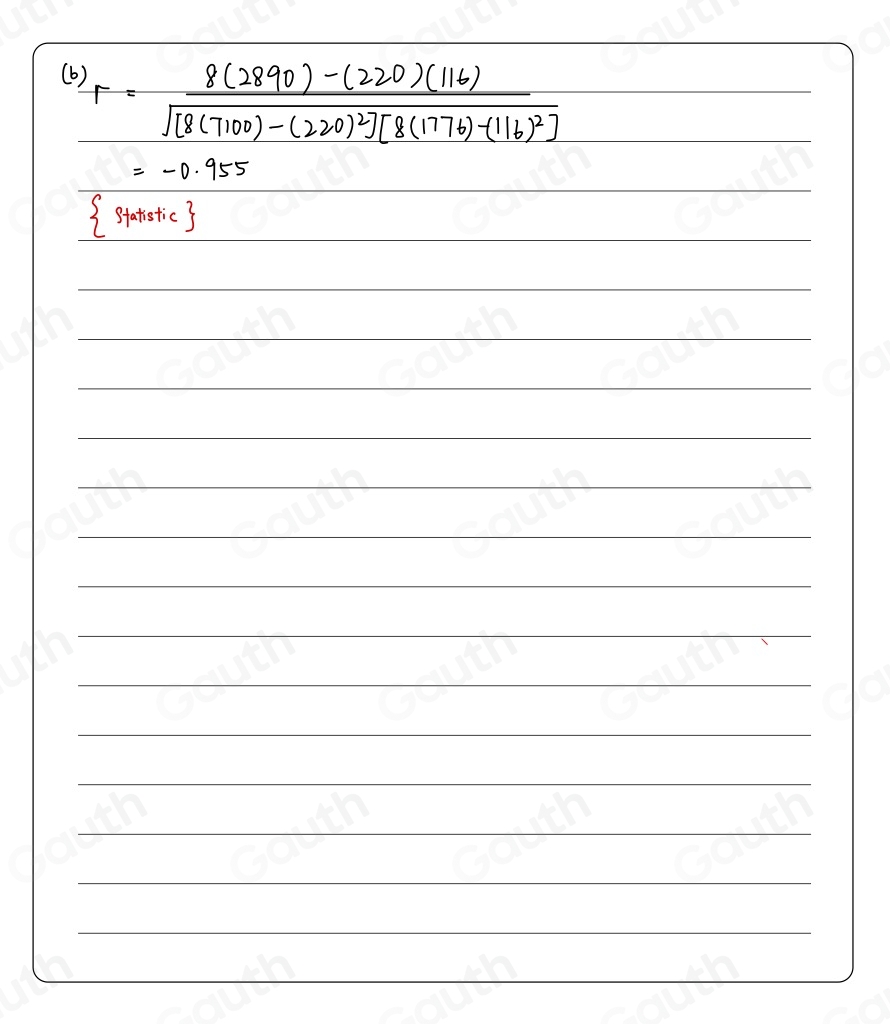 Solved: So, you now know how to solve for the Pearson correlation ...