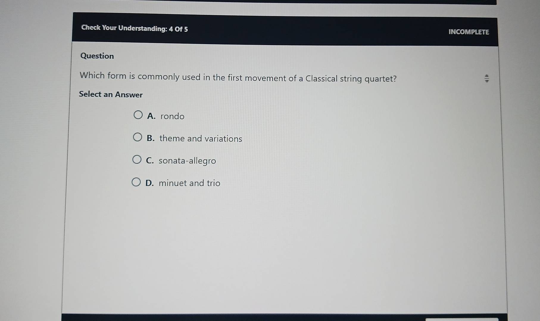 Solved: Check Your Understanding: 4 Of 5 INCOMPLETE Question Which form is commonly used in the ...