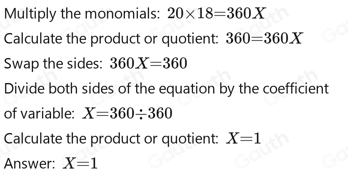 Solved: 20* 18=_ 360 [Math]