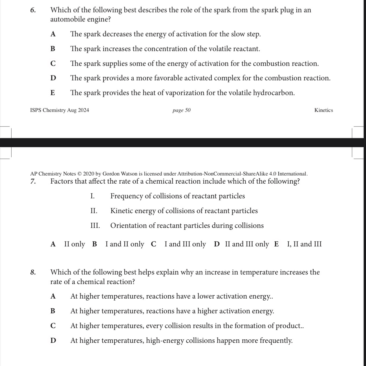 Solved: Which of the following best describes the role of the spark ...