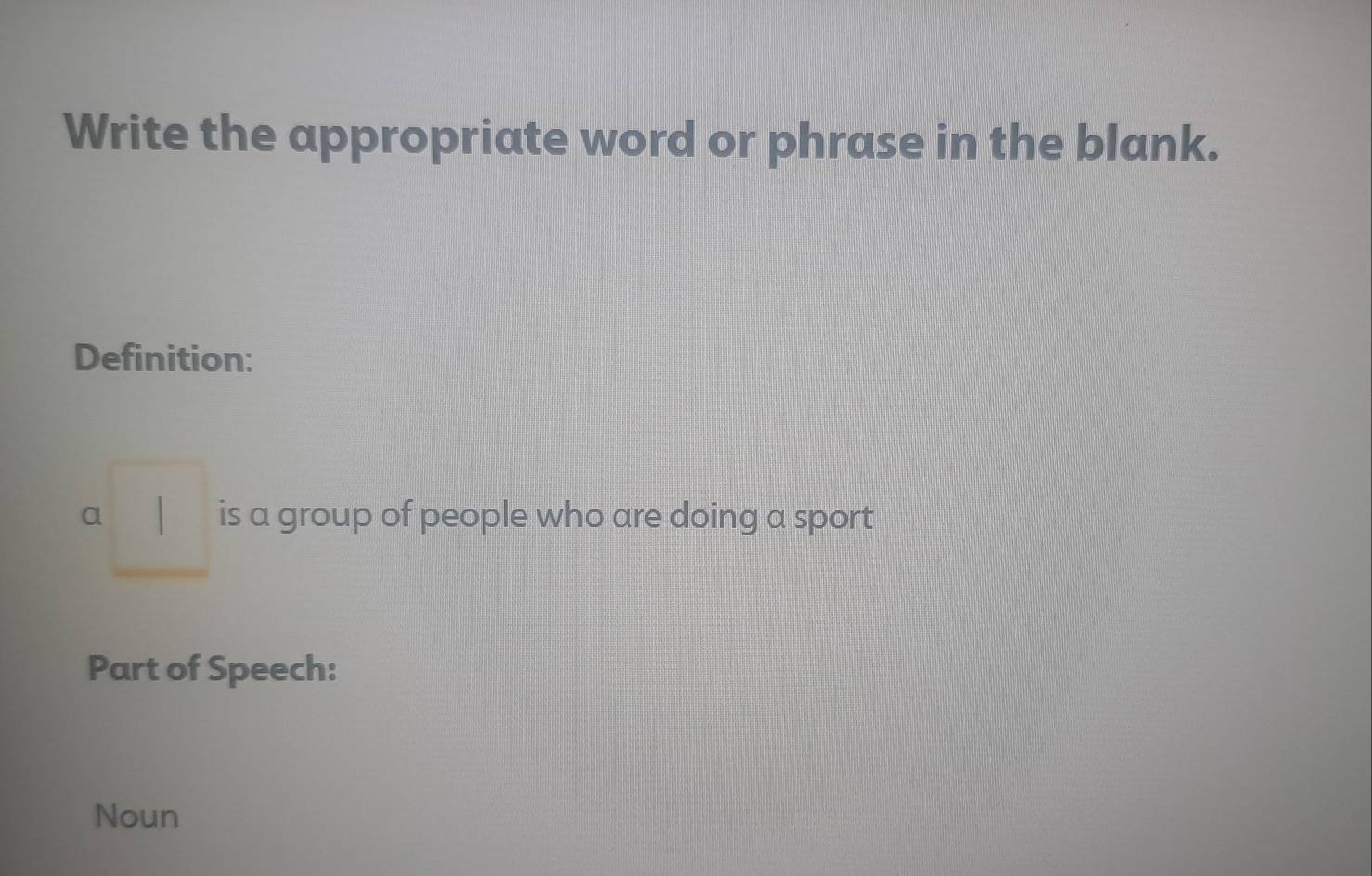 Giải quyết:Write the appropriate word or phrase in the blank ...