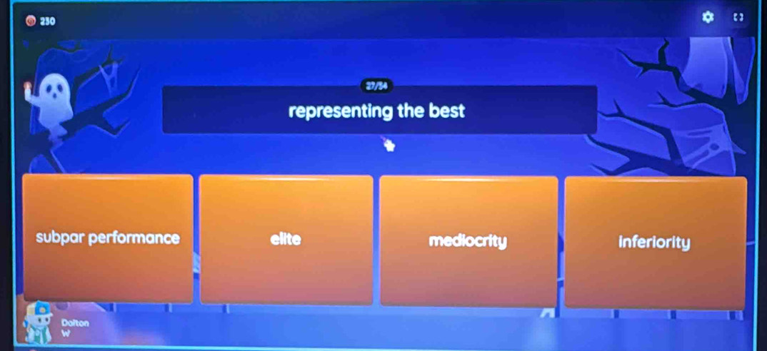 Solved: 230 representing the best subpar performance elite mediocrity ...