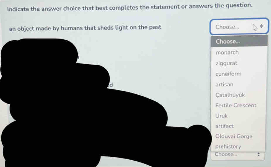Solved: Indicate the answer choice that best completes the statement or ...