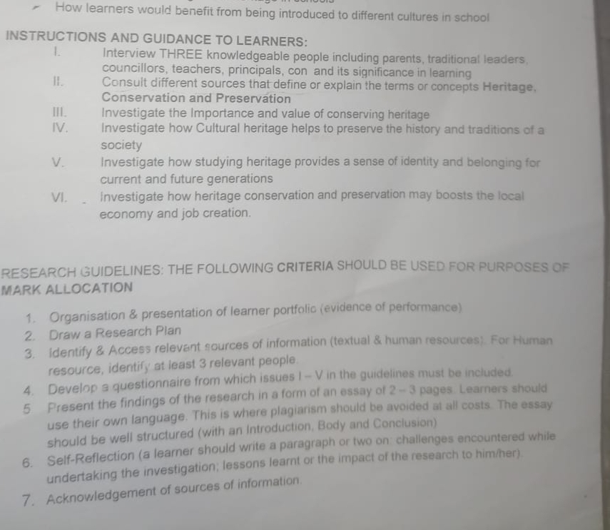 Solved: How learners would benefit from being introduced to different ...