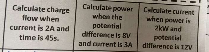 Solved: Calculate charge Calculate power Calculate current flow when ...