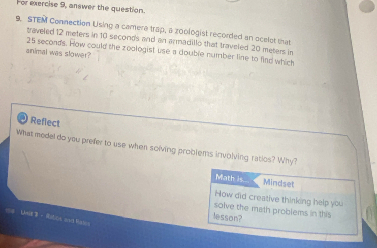 Solved: For exercise 9, answer the question. 9. STEM Connection Using a ...