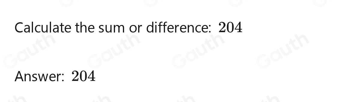 Solved: What is 581+-377 ? [Math]