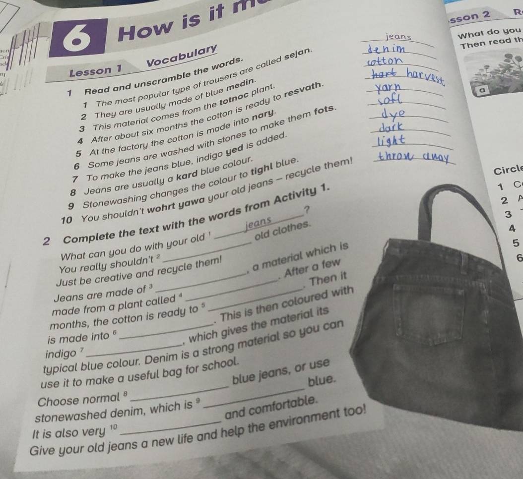 Giải quyết:sson 2 R cr 6 How is it m What do you _Then read th n ...