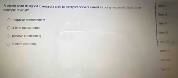 Solved: A sticker chart designed to reward a child for every ten ...