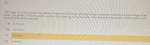 The image on a movie poster was shrunk to make the DVD cover art for ...