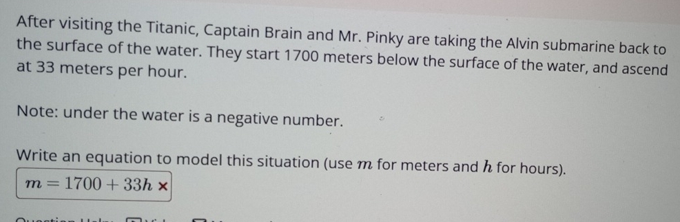 Solved: After visiting the Titanic, Captain Brain and Mr. Pinky are ...