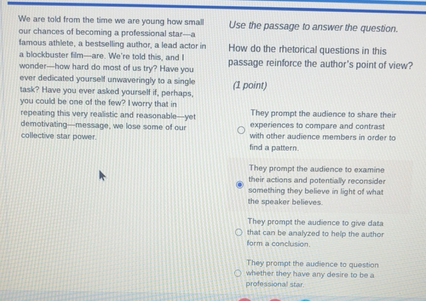 Solved: We are told from the time we are young how small Use the ...