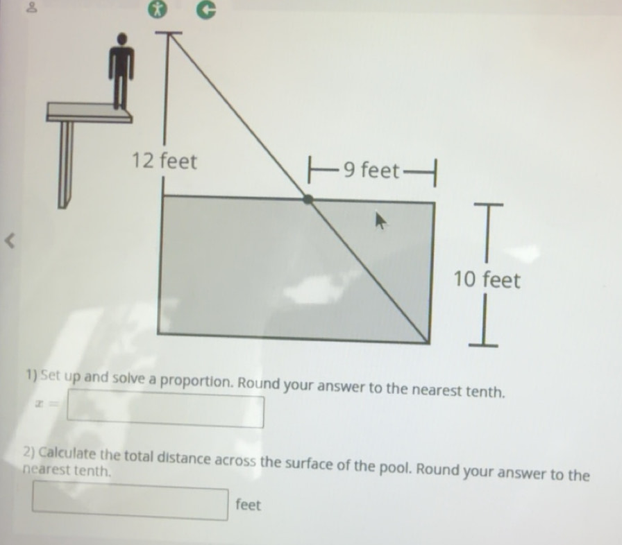 Gelöst:x= 2) Calculate the total distance across the surface of the ...