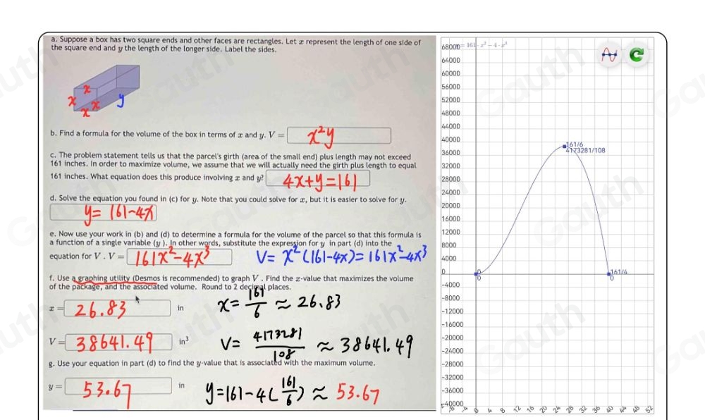Solved: According to the shipping regulation of a company, the girth ...