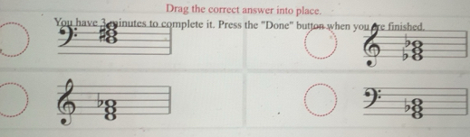 Solved: Drag the correct answer into place. You have 3 minutes to ...