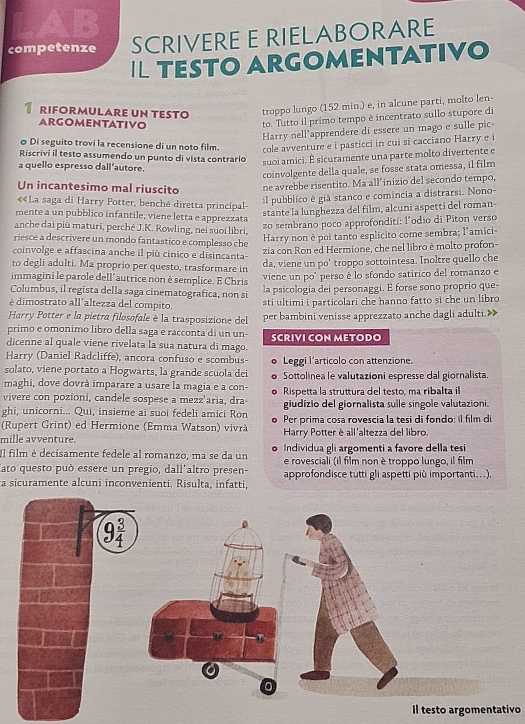 Risolto:competenze SCRIVERE E RIELABORARE IL TESTO ARGOMENTATIVO T ...