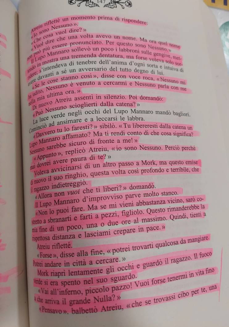 Risolto:Atreiu rifletté un momento prima di rispondere: «lo sono ...