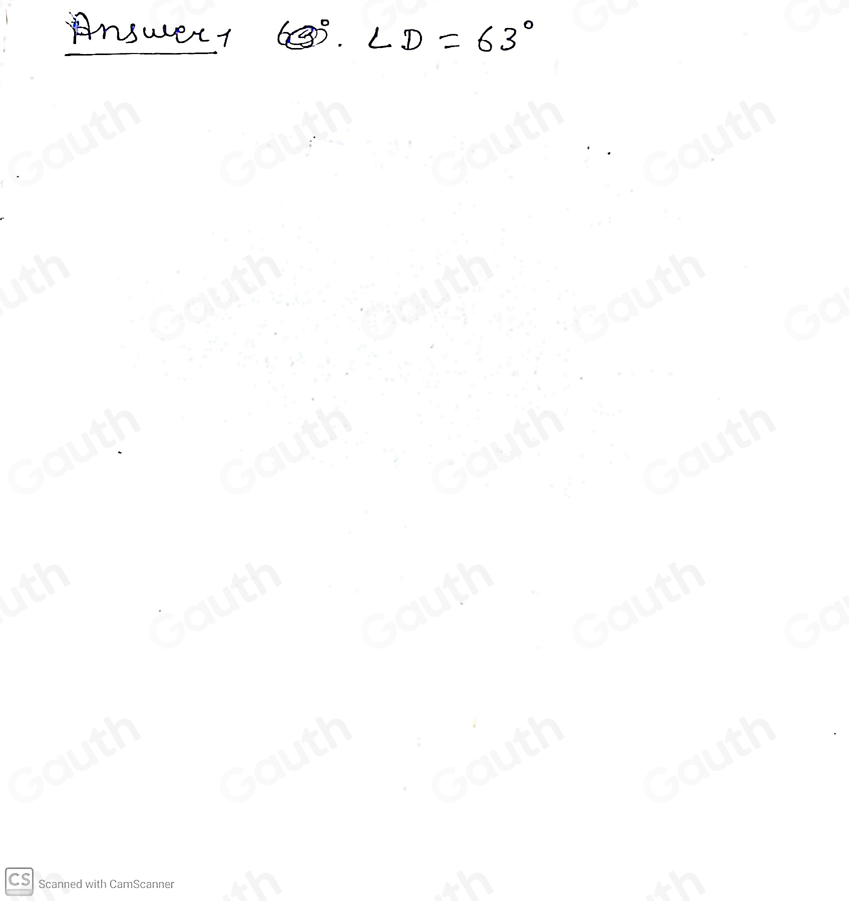Solved: Find the value of angle D. 132° 63° 48° 17° [Math]