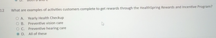 Solved: What are examples of activities customers complete to get ...