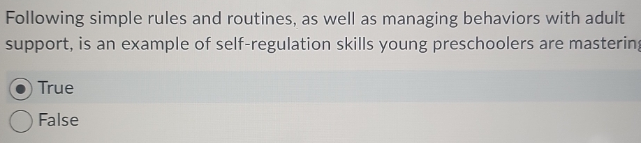 Solved: Following simple rules and routines, as well as managing ...