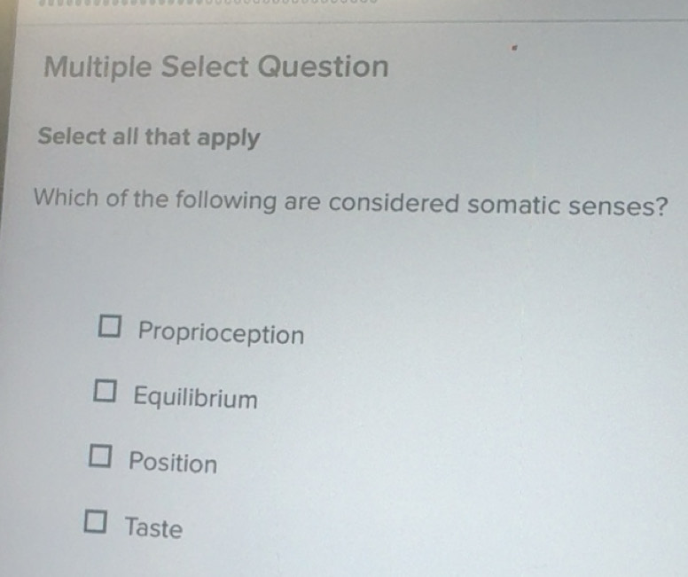 Solved: Multiple Select Question Select all that apply Which of the ...