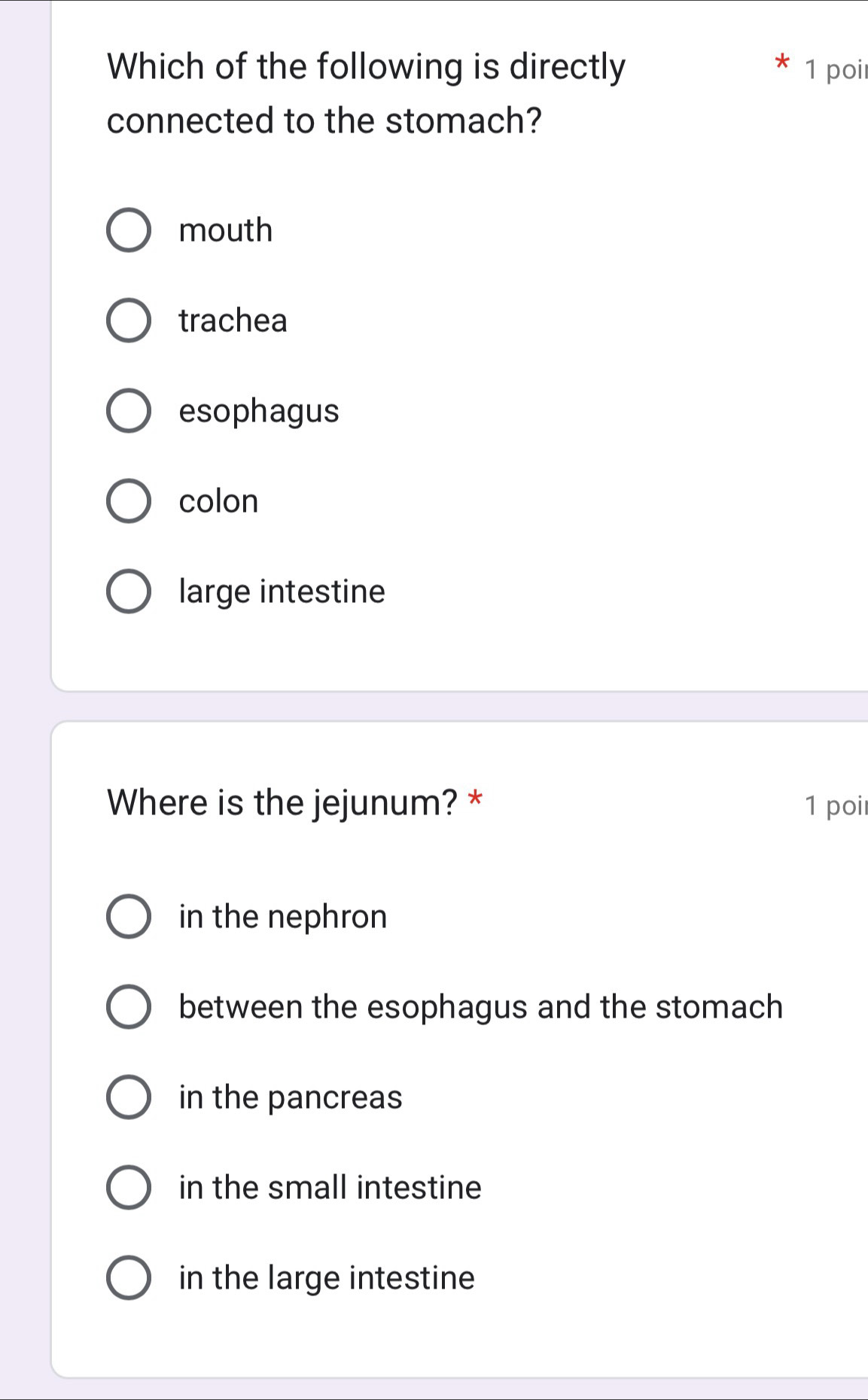 Solved: Which of the following is directly 1 poir connected to the ...