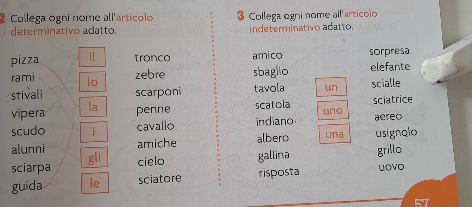Risolto:Collega ogni nome all'articolo 3 Collega ogni nome all'articolo ...