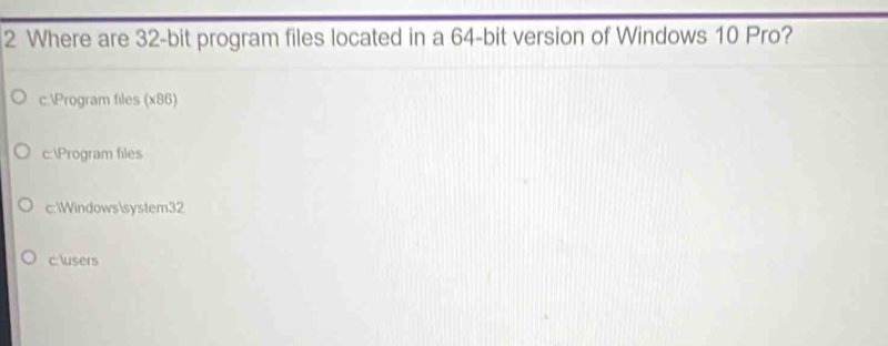 Solved: Where are 32-bit program files located in a 64-bit version of ...