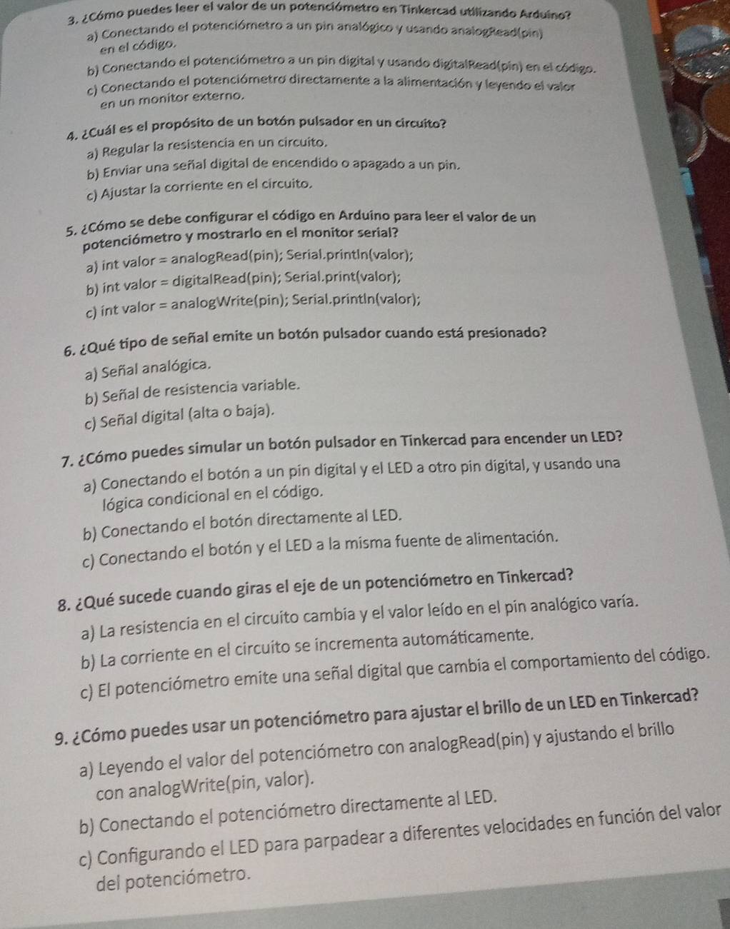 Resuelto:¿Cómo puedes leer el valor de un potenciómetro en Tinkercad ...