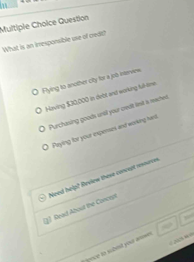 Solved: a Multiple Choice Question What is an irresponsible use of ...