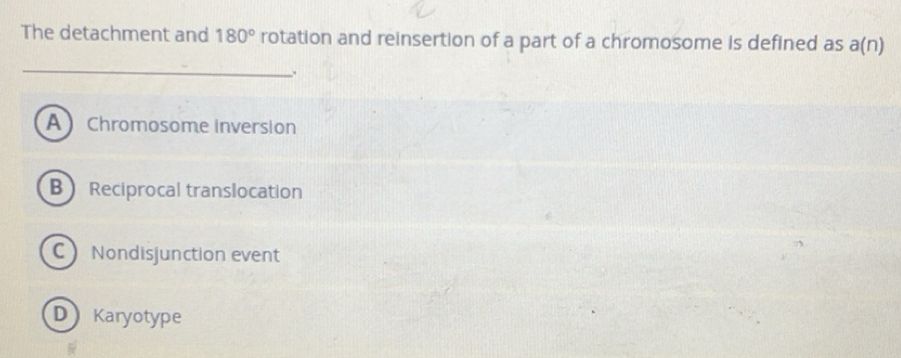 Solved: The detachment and 180° rotation and reinsertion of a part of a ...