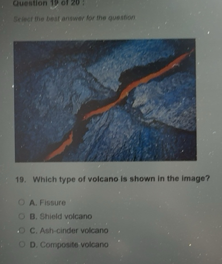 Solved: Sclect the best answer for the question 19. Which type of ...