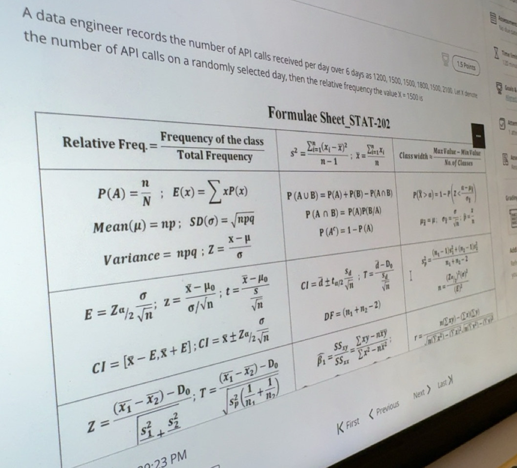 تم الحل:Acsesmen A data engineer records the number of A calls re0000 ...