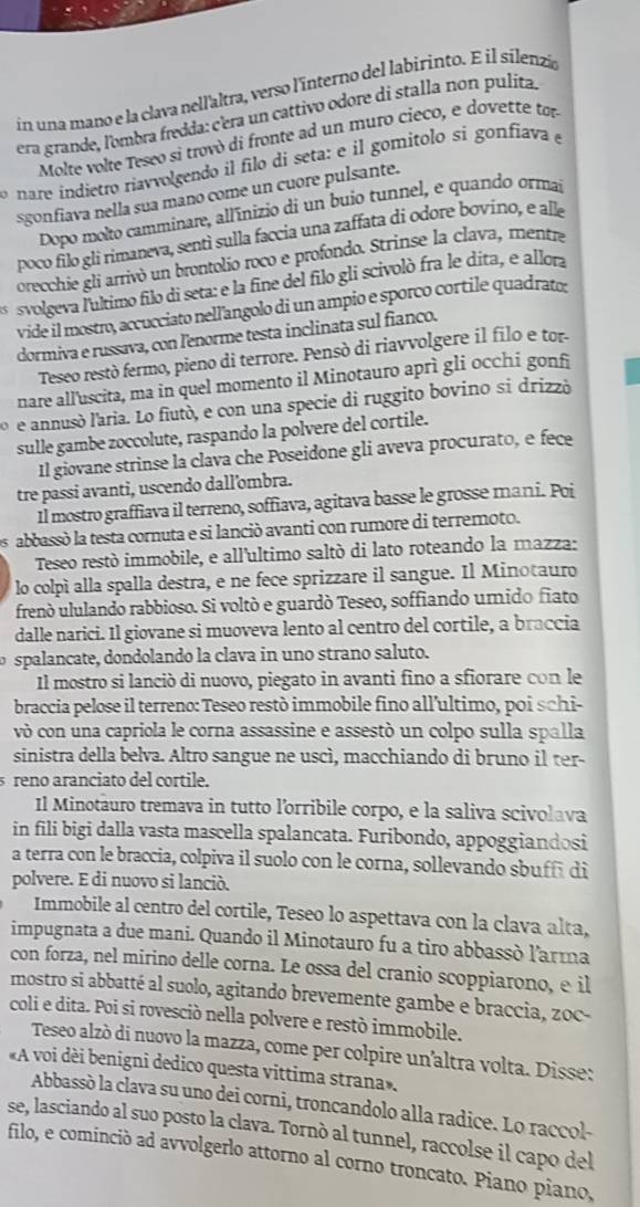 Risolto:in una mano e la clava nell'altra, verso l'ínterno del ...