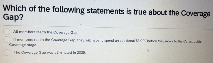 Solved: Which of the following statements is true about the Coverage ...