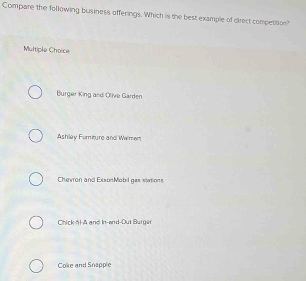 Solved: Compare the following business offerings. Which is the best ...