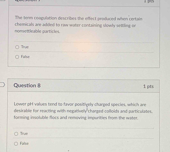 Solved: The term coagulation describes the effect produced when certain ...