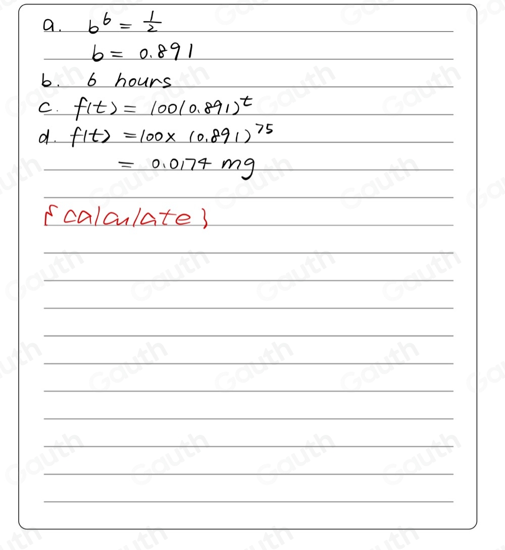 Solved: A hospital prepares a 100mg supply of technetium- 99m which has ...
