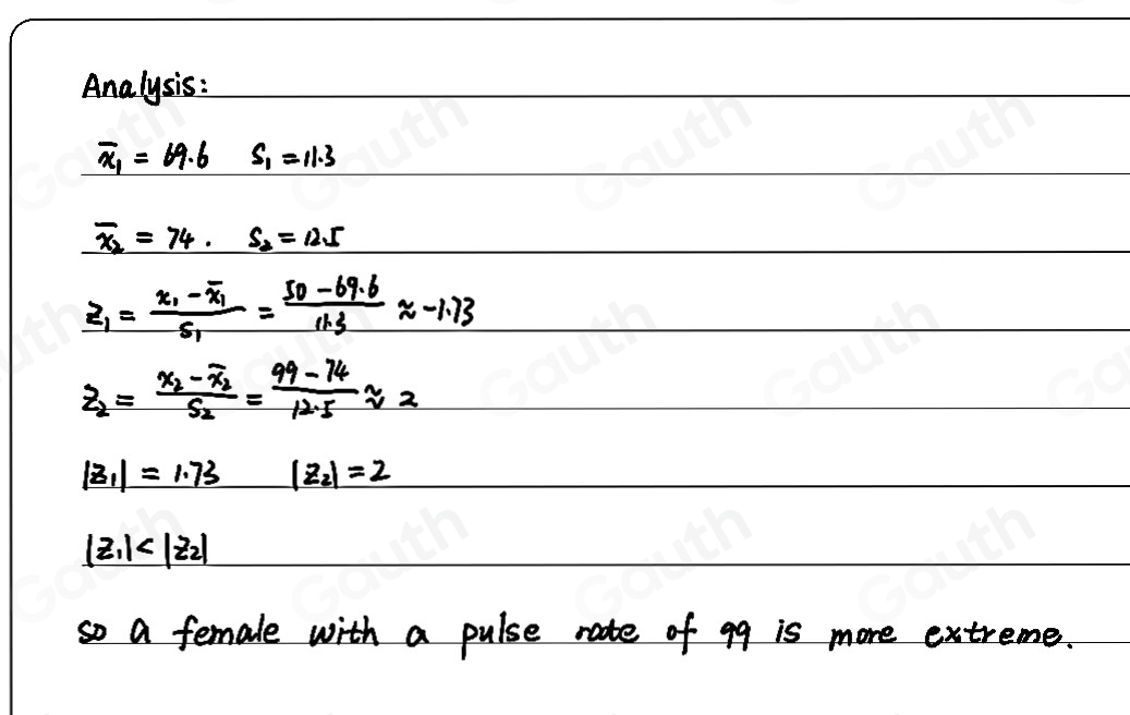Solved: Pulse Rates Based on Data Set 1 “Body Data” in Appendix B ...
