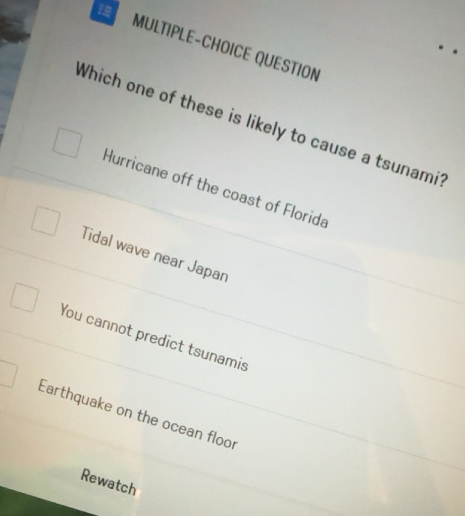 Solved: MULTIPLE-CHOICE QUESTION Which one of these is likely to cause ...