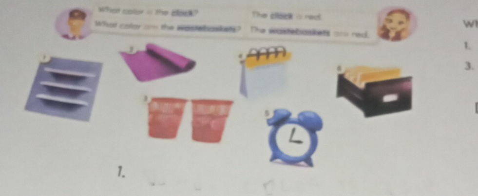 Telah dijawab:What color = the clack? The clack t red WI What colar ...