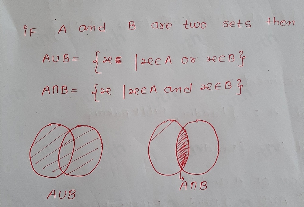 Solved: Learning Task 2 Find the union and intersection of events A and B defined by the ...