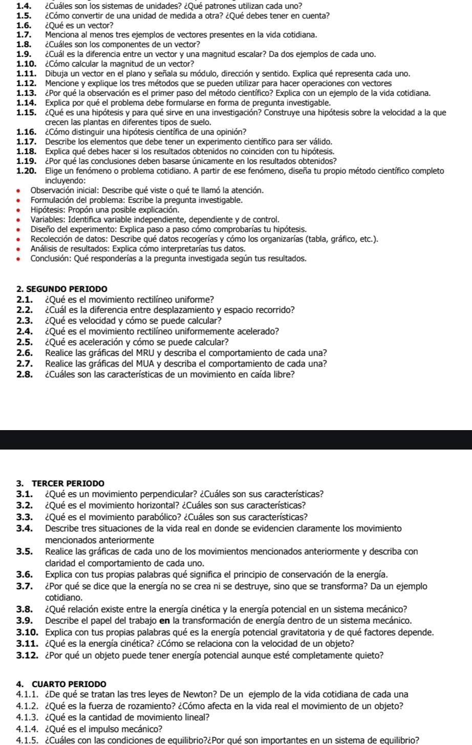 Resuelto:¿Cuáles son los sistemas de unidades? ¿Qué patrones utilizan ...