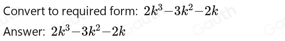 Solved: Subtract. Your answer should be a polynomial in standard form ...