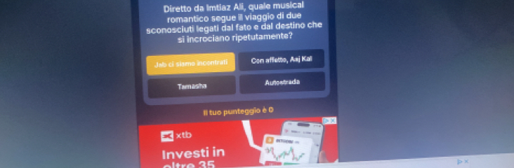 Risolto:Diretto da Imtiaz Ali, quale musical romantico segue ill ...