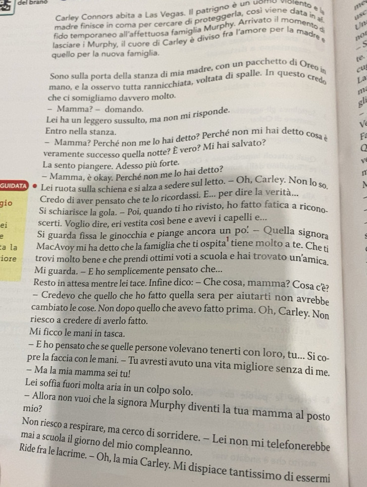 Risolto:del branó me Carley Connors abita a Las Vegas. Il patrigno è un ...