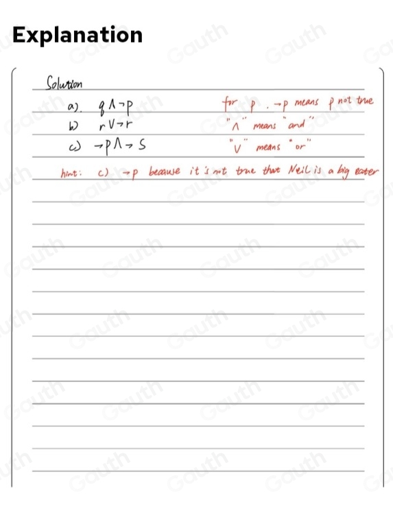 Solved: Direction: Express the following propositions in symbols, where ...